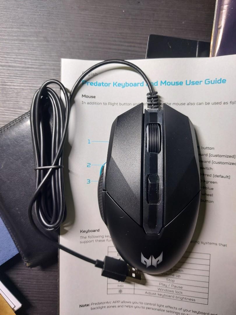 Acer Predator gaming mouse MOM2UO on Carousell