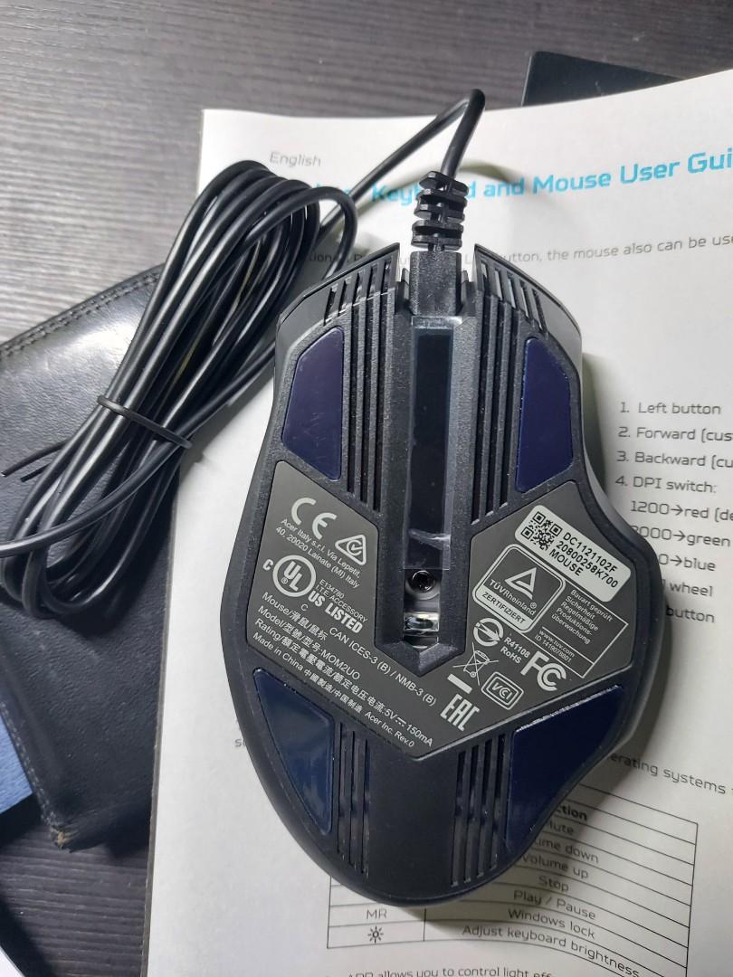 Acer Predator gaming mouse MOM2UO on Carousell