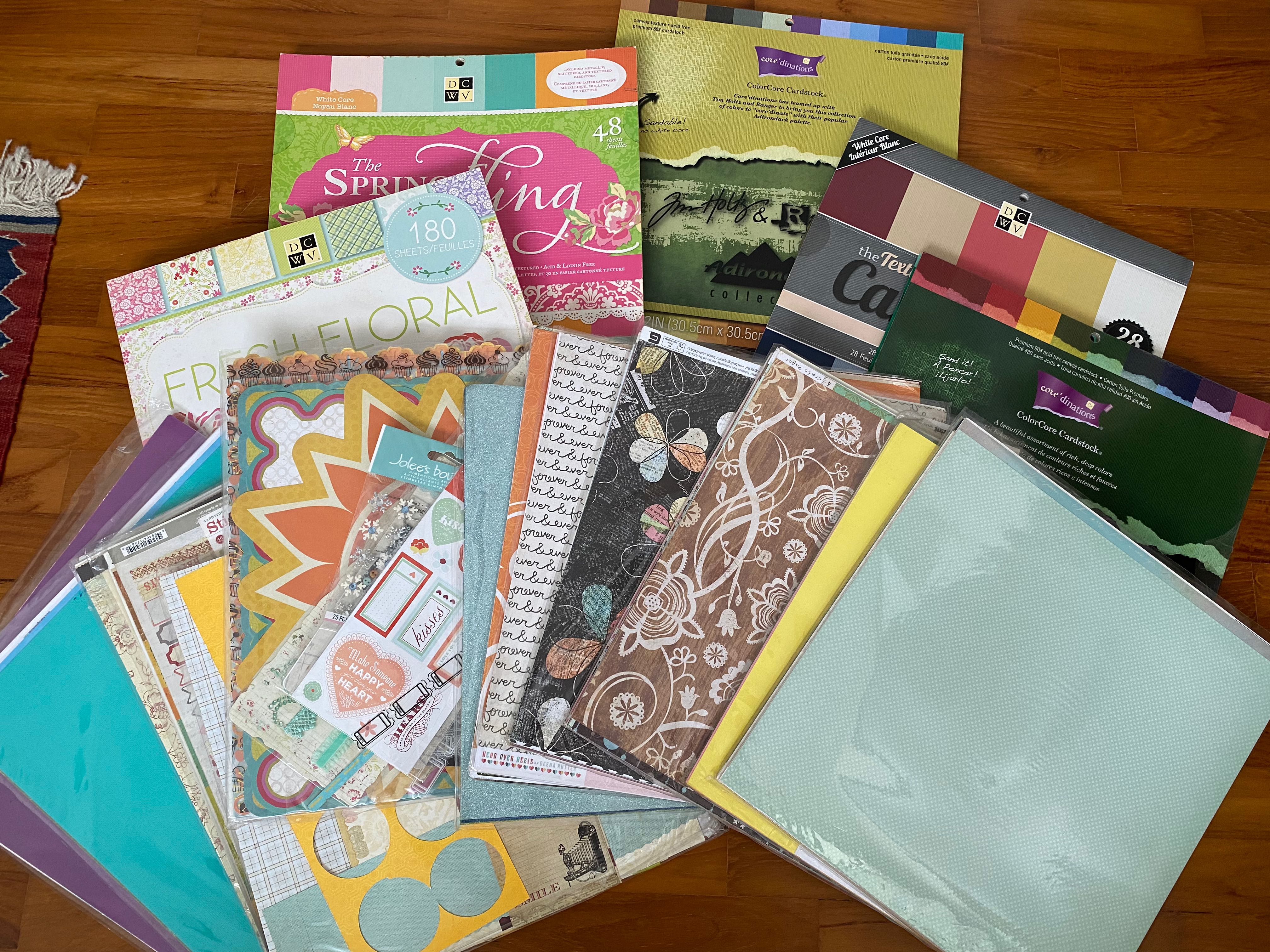 Acid free scrapbook paper, Hobbies & Toys, Stationery & Craft, Craft ...