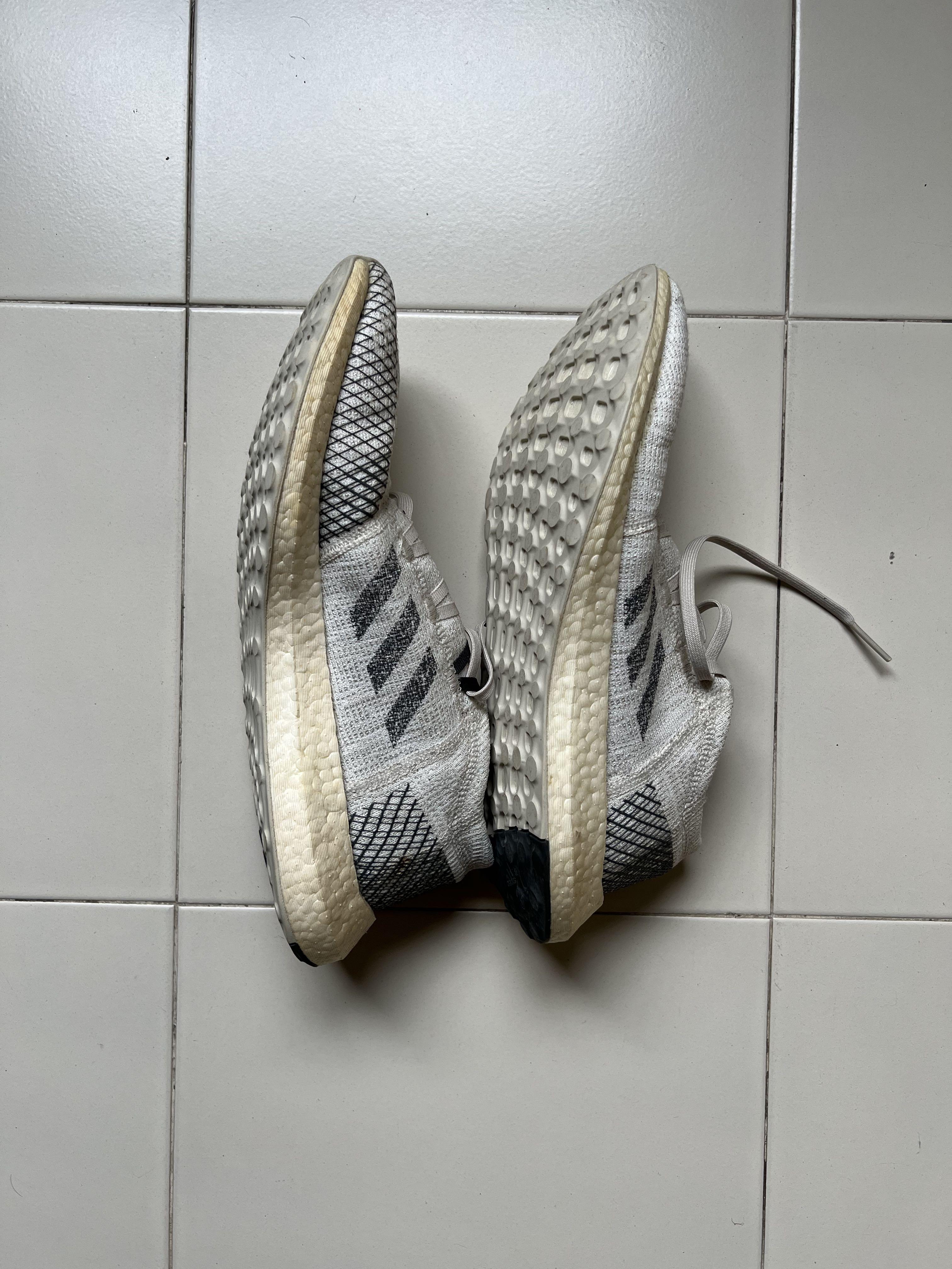 Adidas Pure Boost white, Men's Fashion, Footwear, Sneakers on Carousell