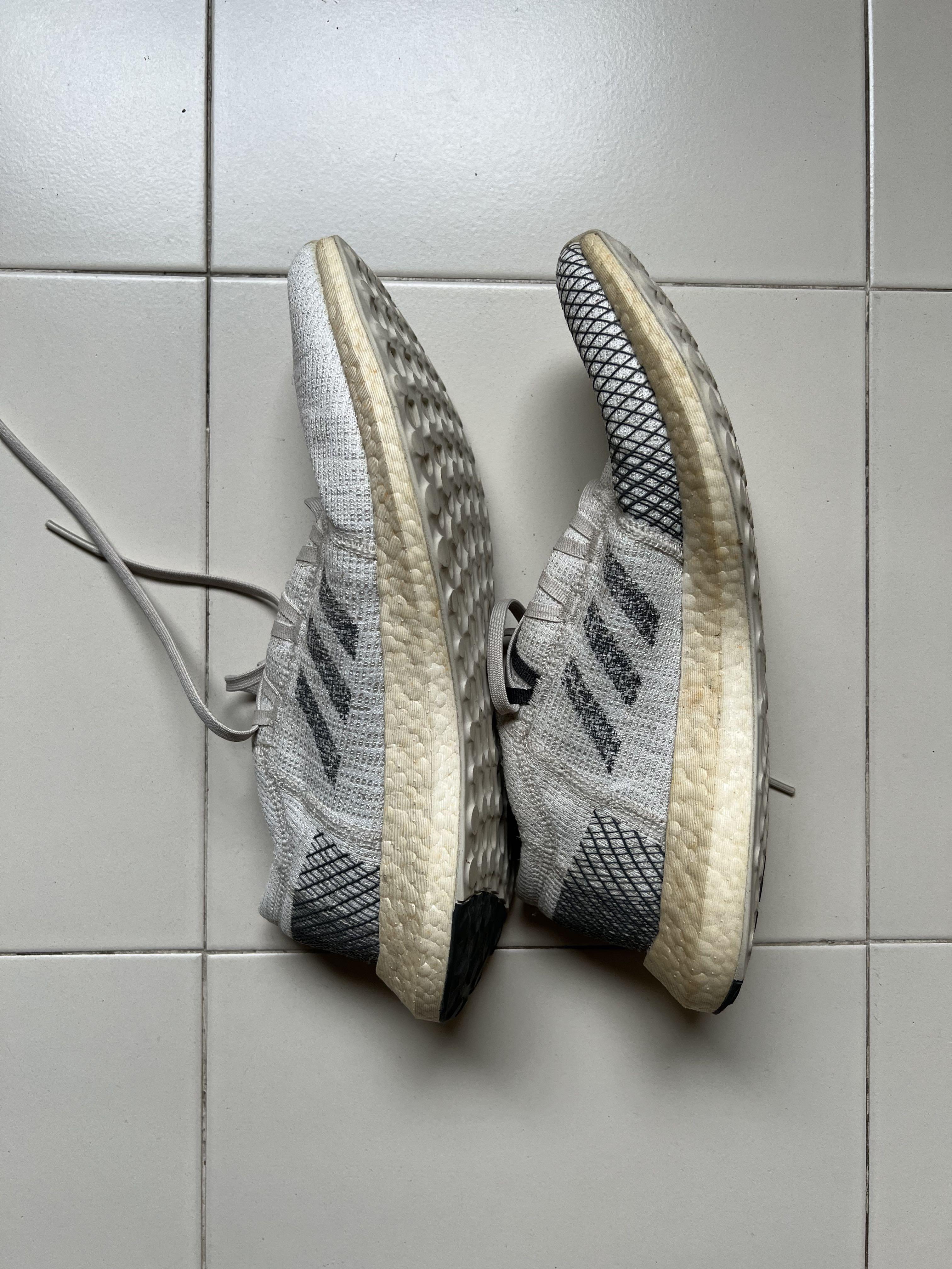 Adidas Pure Boost white, Men's Fashion, Footwear, Sneakers on Carousell