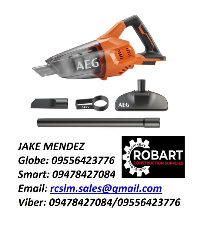 AEG 18V HANDHELD DUST EXTRACTOR, Commercial & Industrial, Construction ...