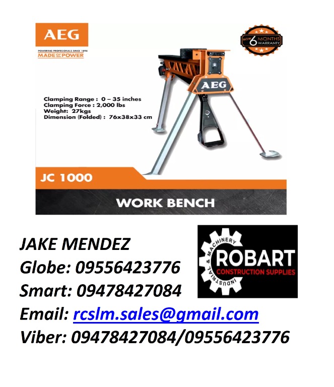 AEG WORK BENCH, Commercial & Industrial, Construction Tools & Equipment ...