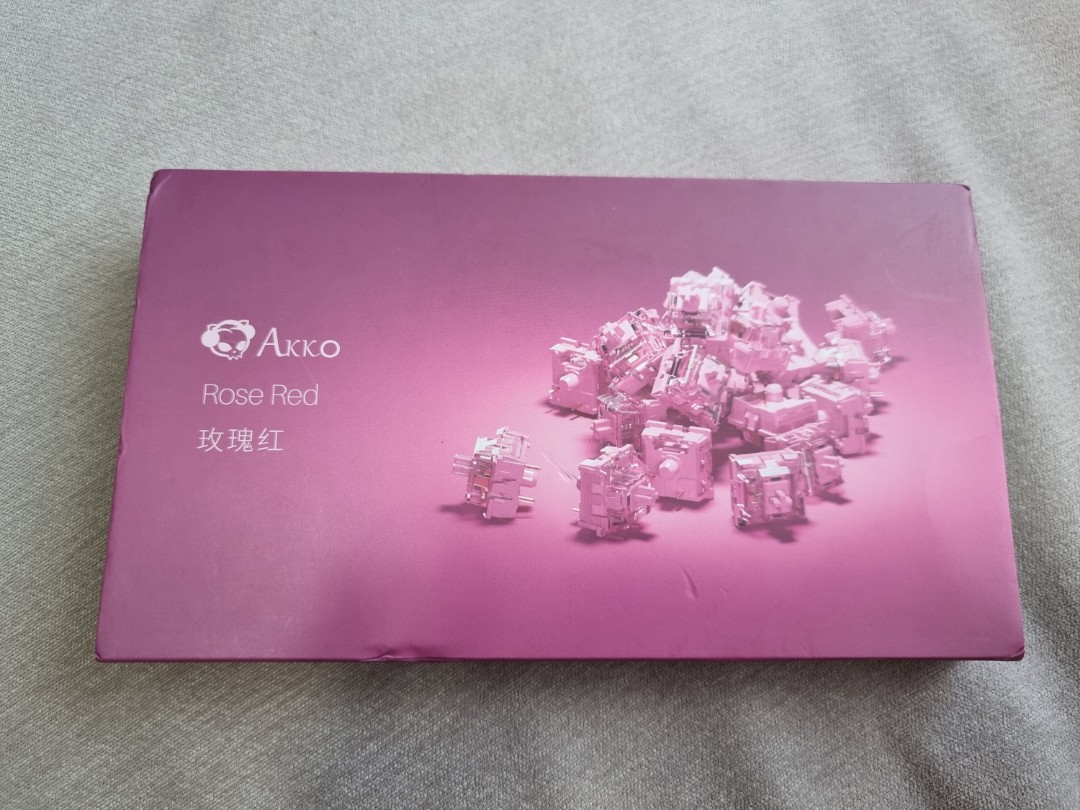 AKKO Rose red switches, Computers & Tech, Parts & Accessories, Computer ...