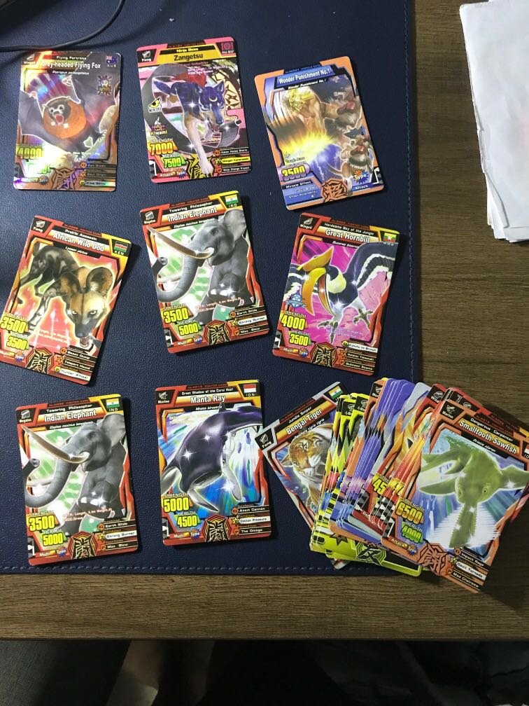 Animal kaiser cards (collection), Hobbies & Toys, Toys & Games on Carousell