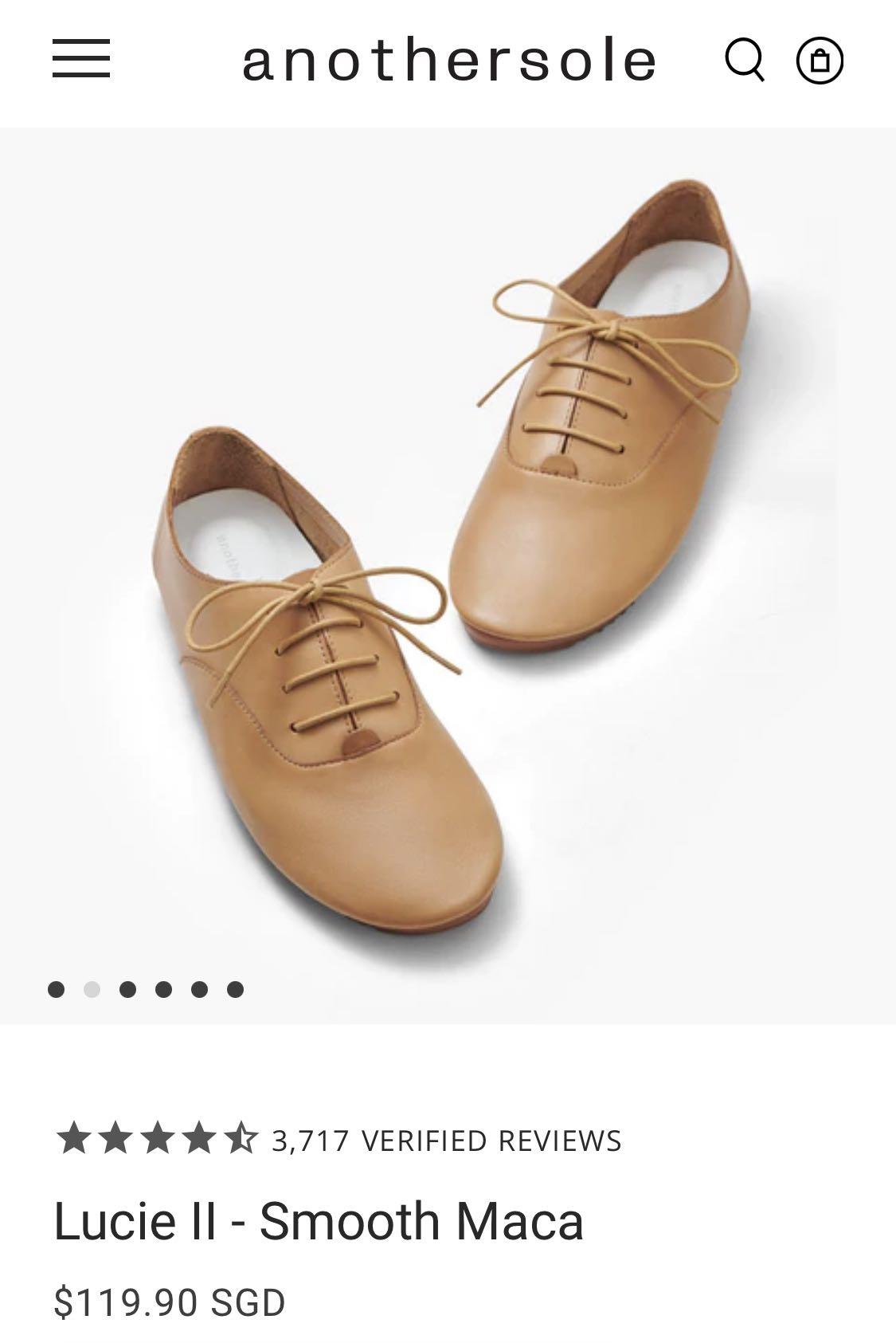 Anothersole Lucie II smooth maca, Women's Fashion, Footwear, Flats on ...