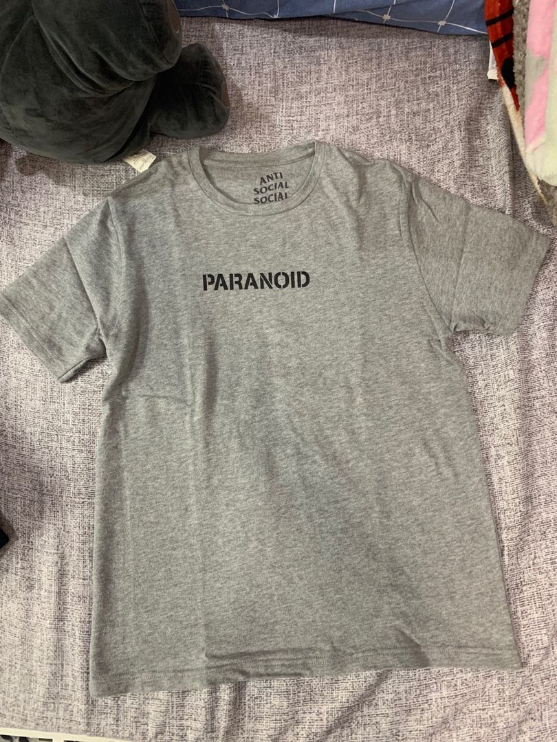 Anti Social Social Club Paranoid Shirt, Men's Fashion, Tops & Sets ...