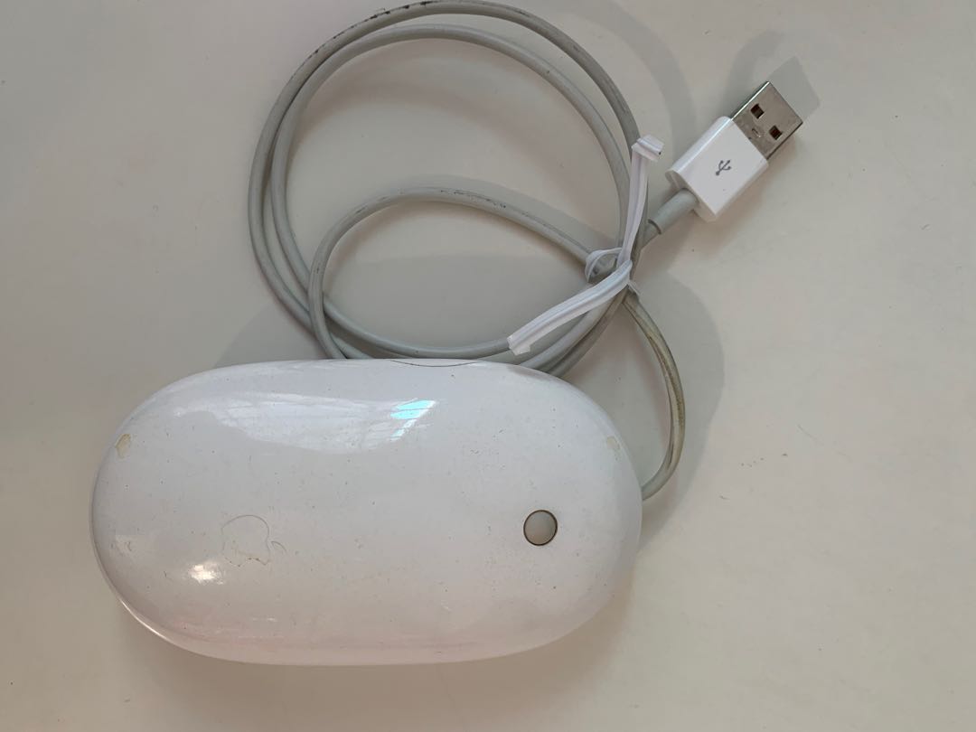 Apple Mighty Mouse A1152 Wired USB, Computers & Tech, Parts ...