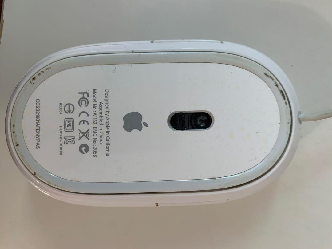 Apple Mighty Mouse A1152 Wired USB, Computers & Tech, Parts ...