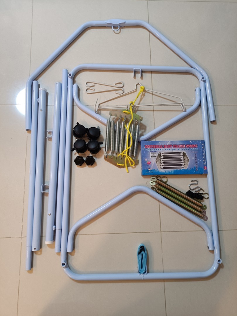 Baby Cradle Yao Lan Spring Cot, Babies & Kids, Baby Nursery & Kids ...