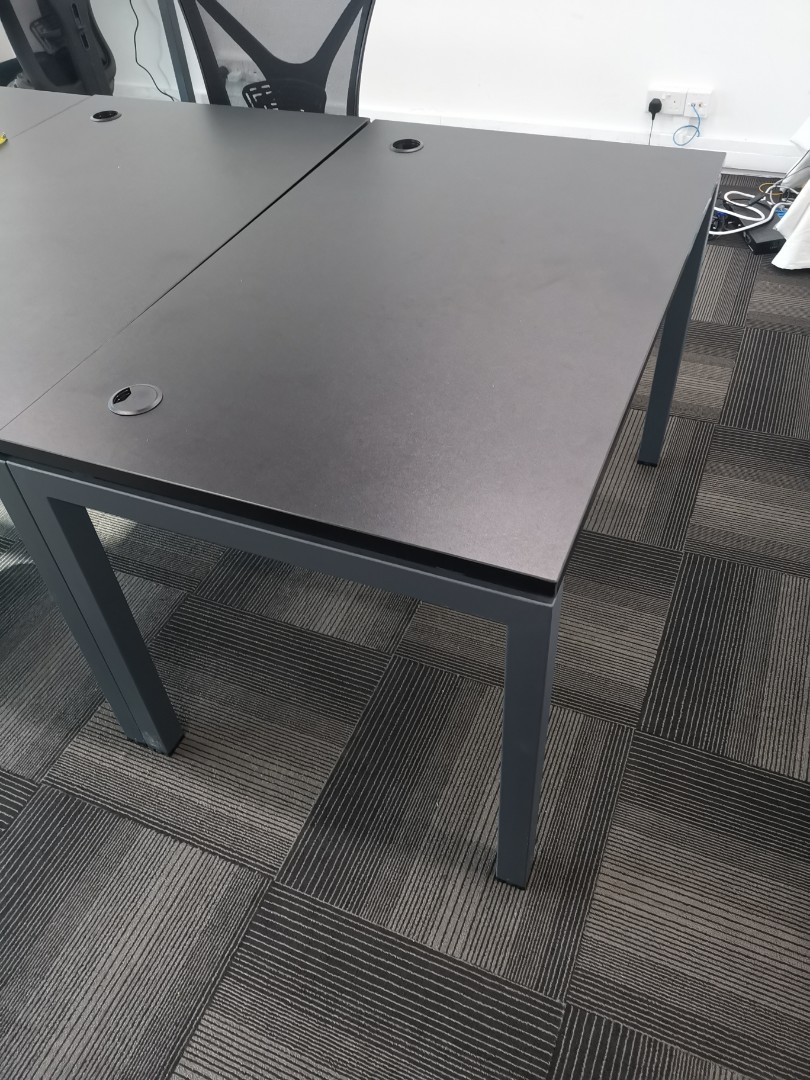 Beautiful sturdy Matt Black office table for Sale, Furniture & Home ...