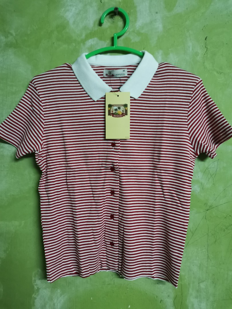 BENCH BLOUSE (red only - available), Women's Fashion, Tops, Others Tops ...