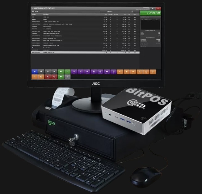Bitpos System POS point of sale, Computers & Tech, Office & Business ...