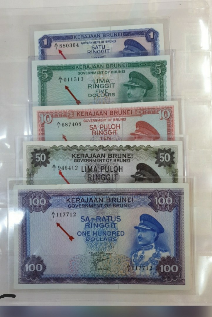 Brunei Notes Set A1, Hobbies & Toys, Memorabilia & Collectibles ...