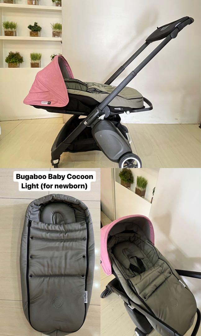 Bugaboo Ant with leg rest, extra sun canopy, baby cocoon, organizer ...