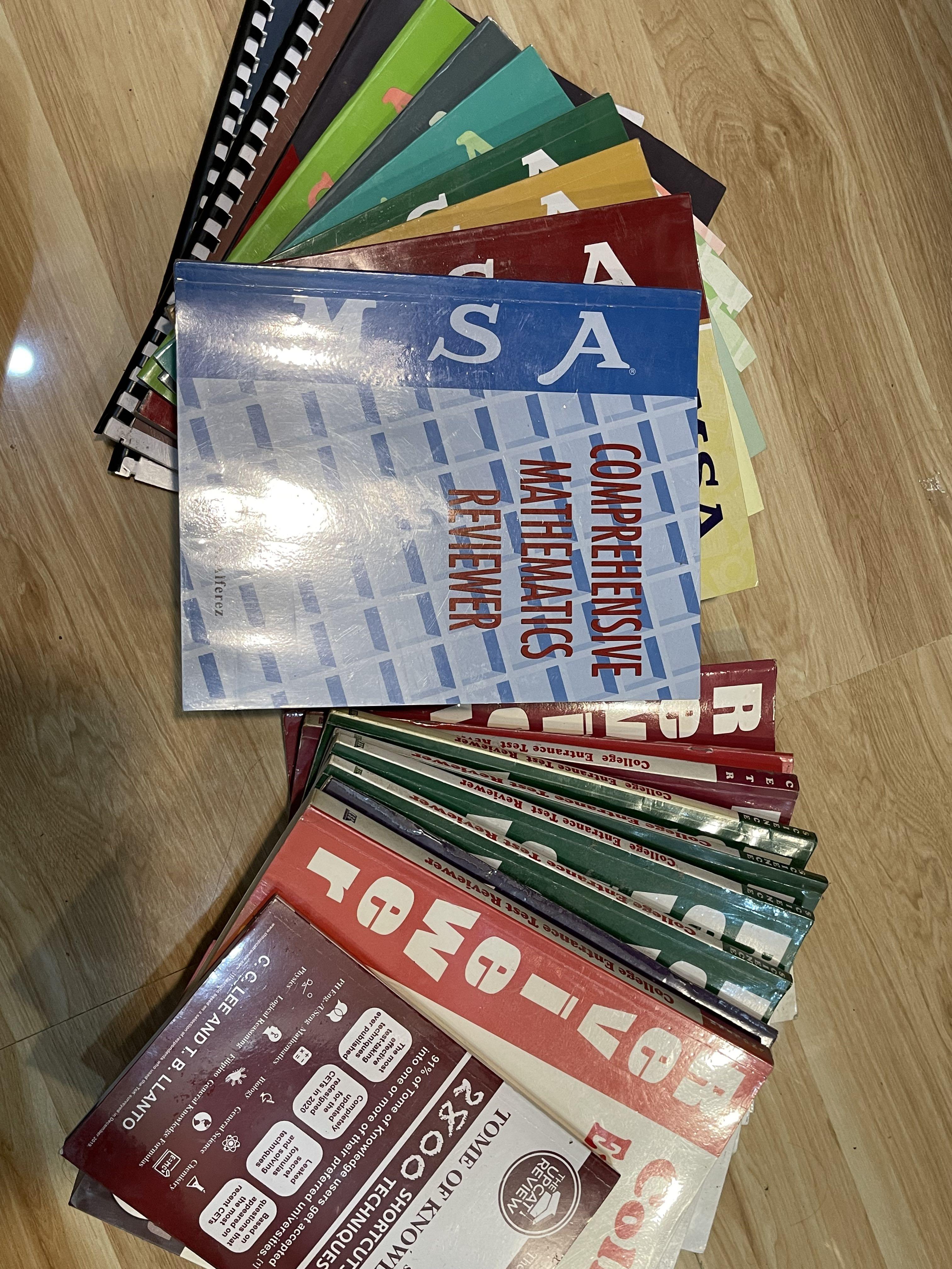 SECONDHAND Review Center Books and Reviewers (BUNDLE) UPCAT DCAT ACET ...