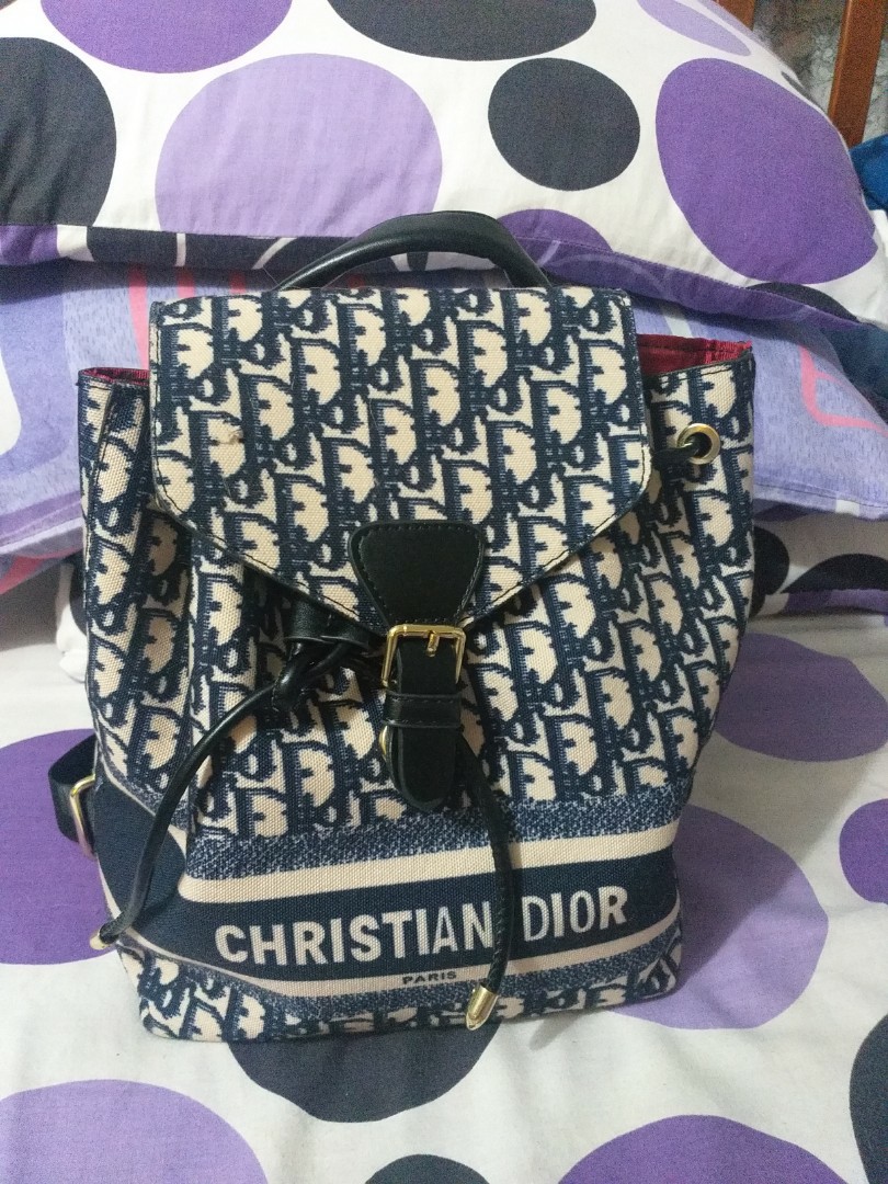 Christian Dior Backpack, Women's Fashion, Bags & Wallets, Backpacks on ...