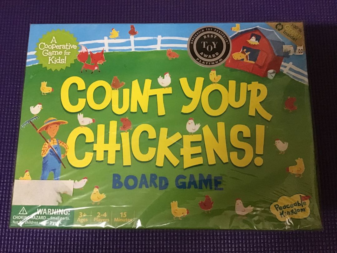 Count Your Chickens Board Game for Kids, Hobbies & Toys, Toys & Games ...