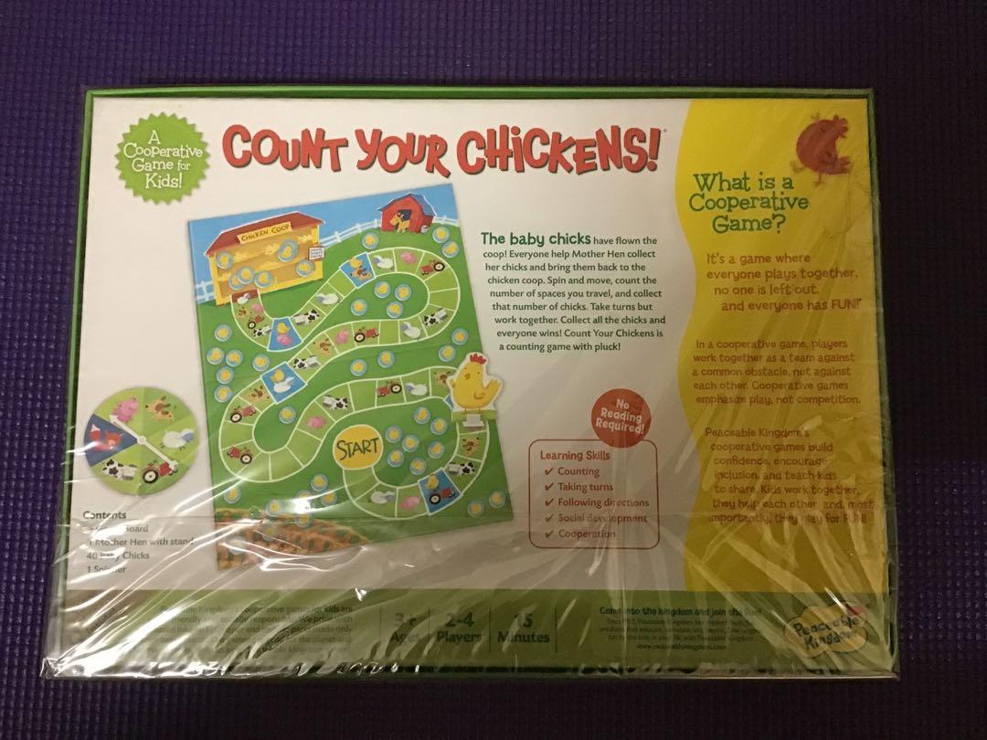 Count Your Chickens Board Game for Kids, Hobbies & Toys, Toys & Games ...
