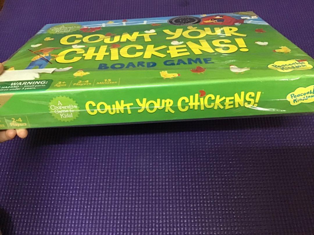 Count Your Chickens Board Game for Kids, Hobbies & Toys, Toys & Games ...