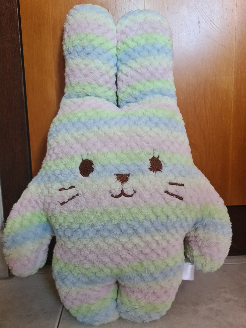 Craftholic rabbit stripes plushie, Hobbies & Toys, Toys & Games on ...