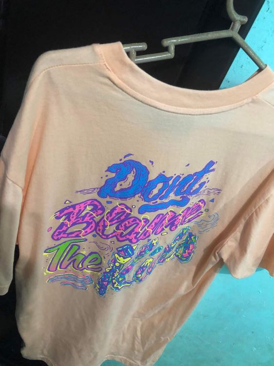 DBTK SCRIPT WAVE TEE (MEDIUM), Women's Fashion, Tops, Shirts on Carousell