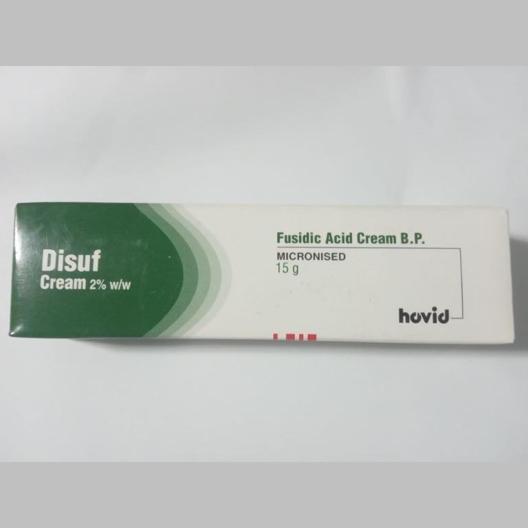 Disuf Cream 2% w/w Fusidic Acid Cream B.P. Micronised 15g hovid, Beauty ...