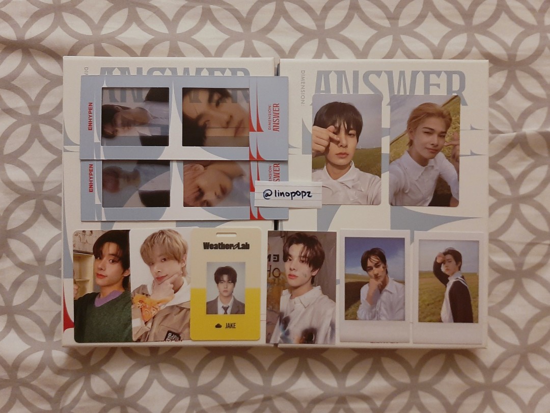 ENHYPEN MERCH SET (jake jungwon sunghoon sunoo heeseung heelocos ni-ki ...