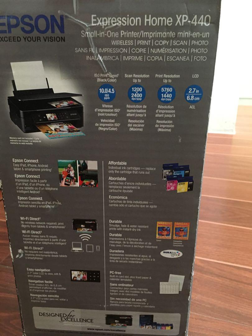 Epson Expression Home xp-440 printer, Computers & Tech, Printers ...