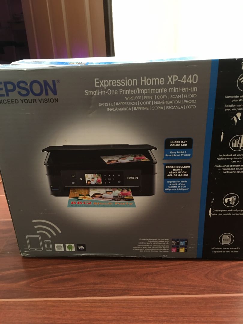 Epson Expression Home xp-440 printer, Computers & Tech, Printers ...