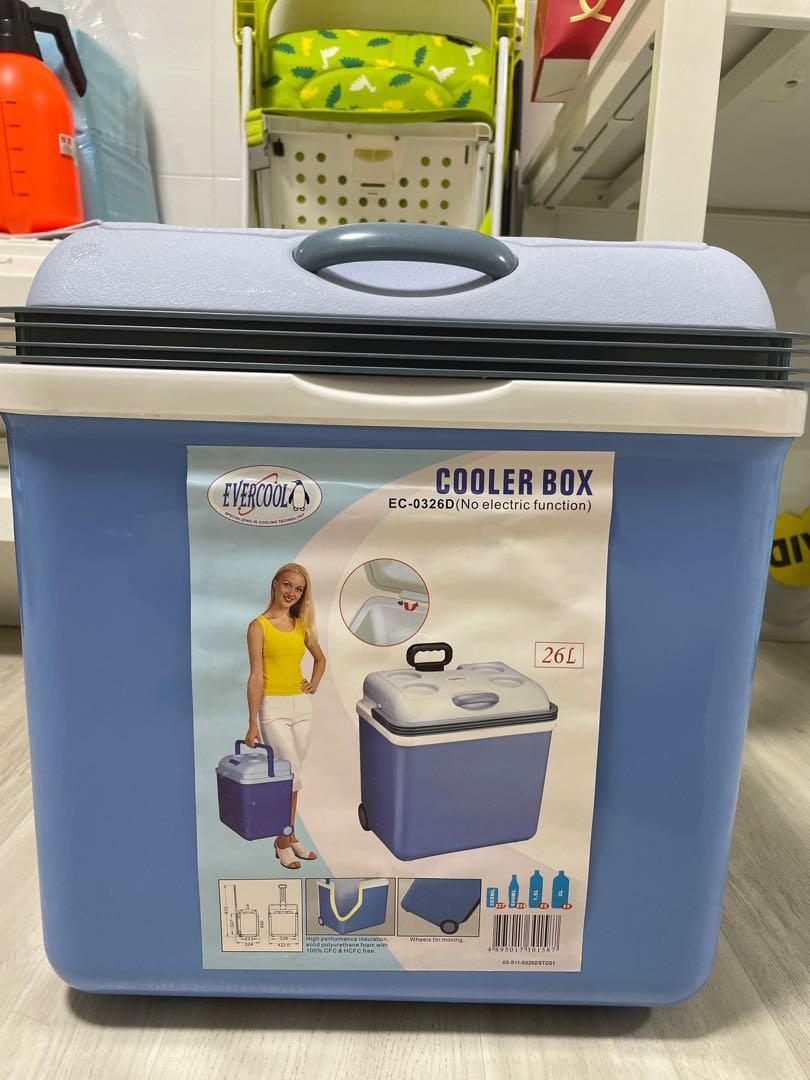 Evercool cooler box with roller wheels, TV & Home Appliances, Other ...