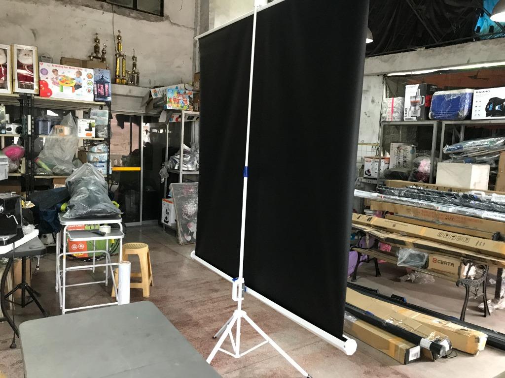 Extra Large Projector Screen with Tripod Stand, Furniture & Home Living ...