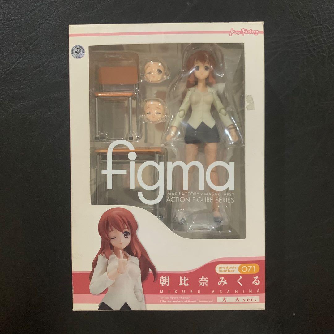 figma 071 Mikuru Asahina: Adult + figmaPLUS School Route Set, Hobbies ...