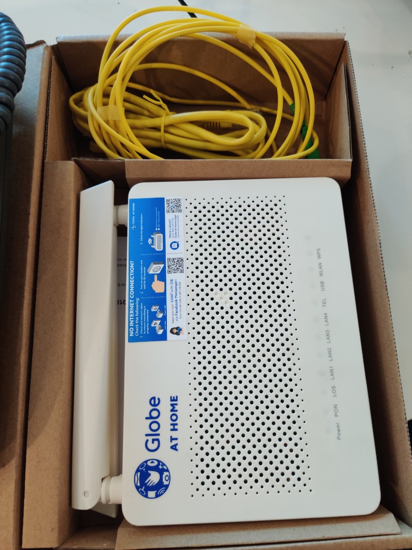 Globe router, Computers & Tech, Office & Business Technology on Carousell
