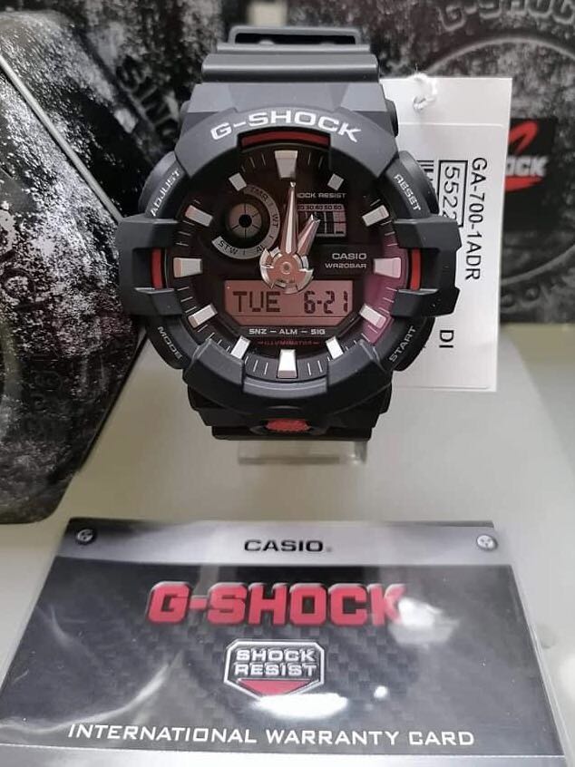 Gshock GA700-1 GA700-1A, Men's Fashion, Watches & Accessories, Watches ...