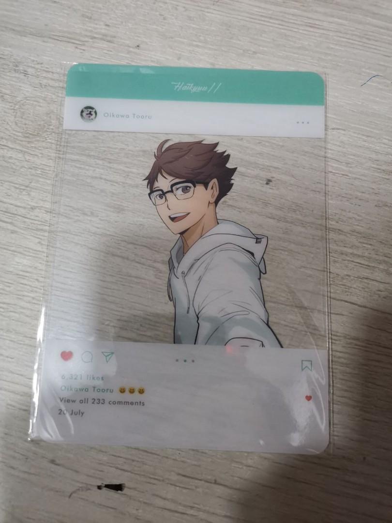 Haikyuu Oikawa transparent card, Hobbies & Toys, Memorabilia ...