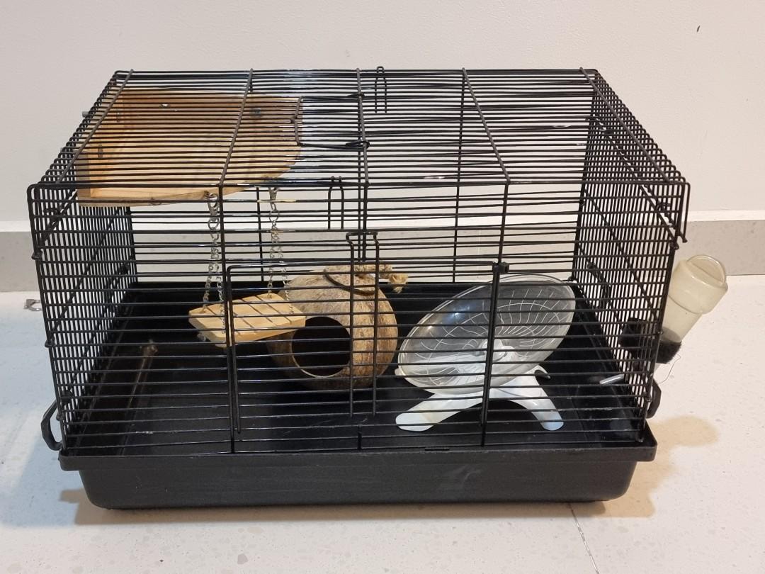 HAMSTER CAGE with Accessories, Pet Supplies, Homes & Other Pet ...