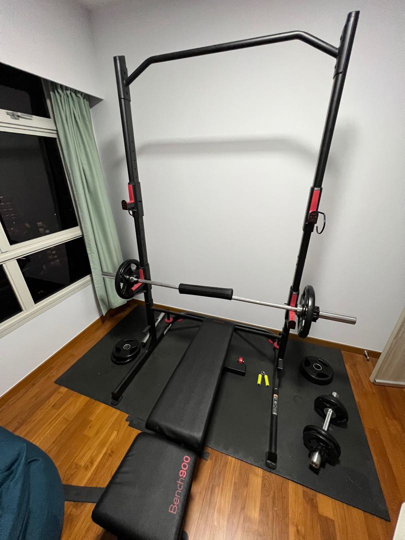 Home Gym Set, Sports Equipment, Exercise & Fitness, Weights & Dumbbells ...