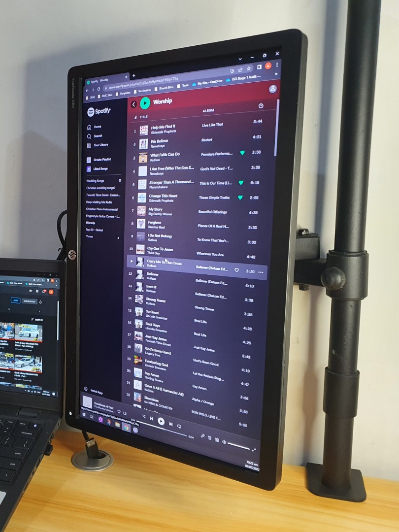 HP EliteDisplay E201 20-in LED Monitor + Desk Mount, Computers & Tech ...