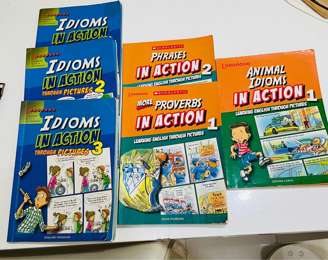 Idioms in action book, Hobbies & Toys, Books & Magazines, Children's ...