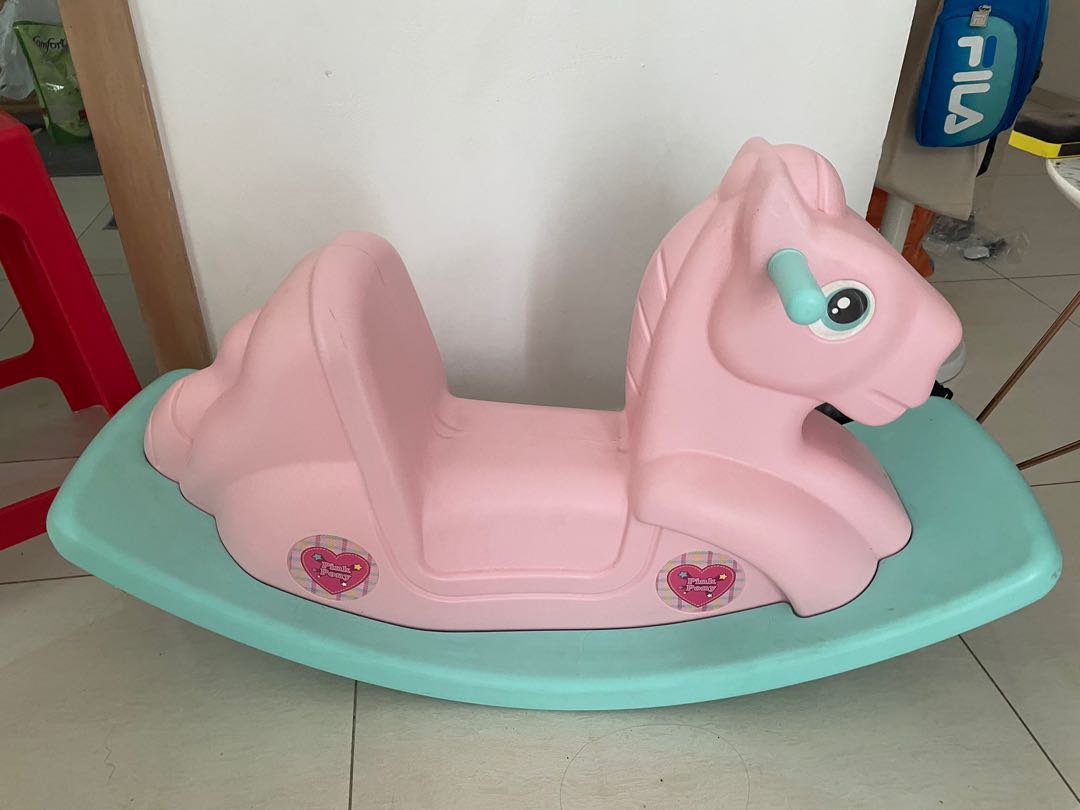 Ifam rocking horse~pink with original box, Babies & Kids, Infant ...