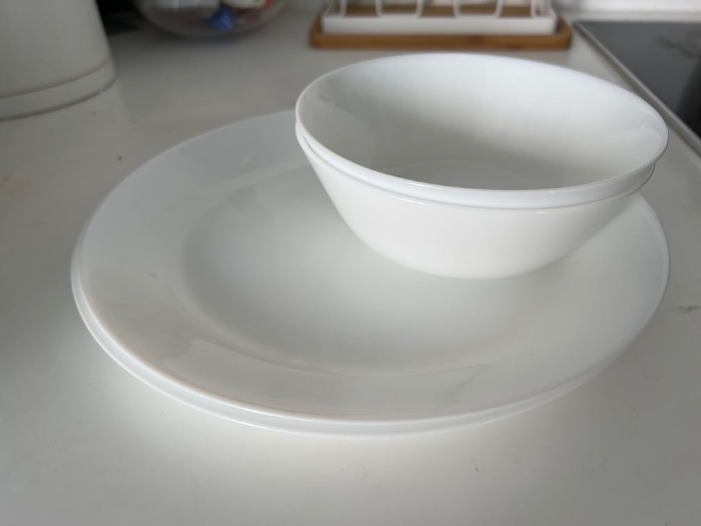 IKEA Hooga plates and bowls, Furniture & Home Living, Kitchenware ...