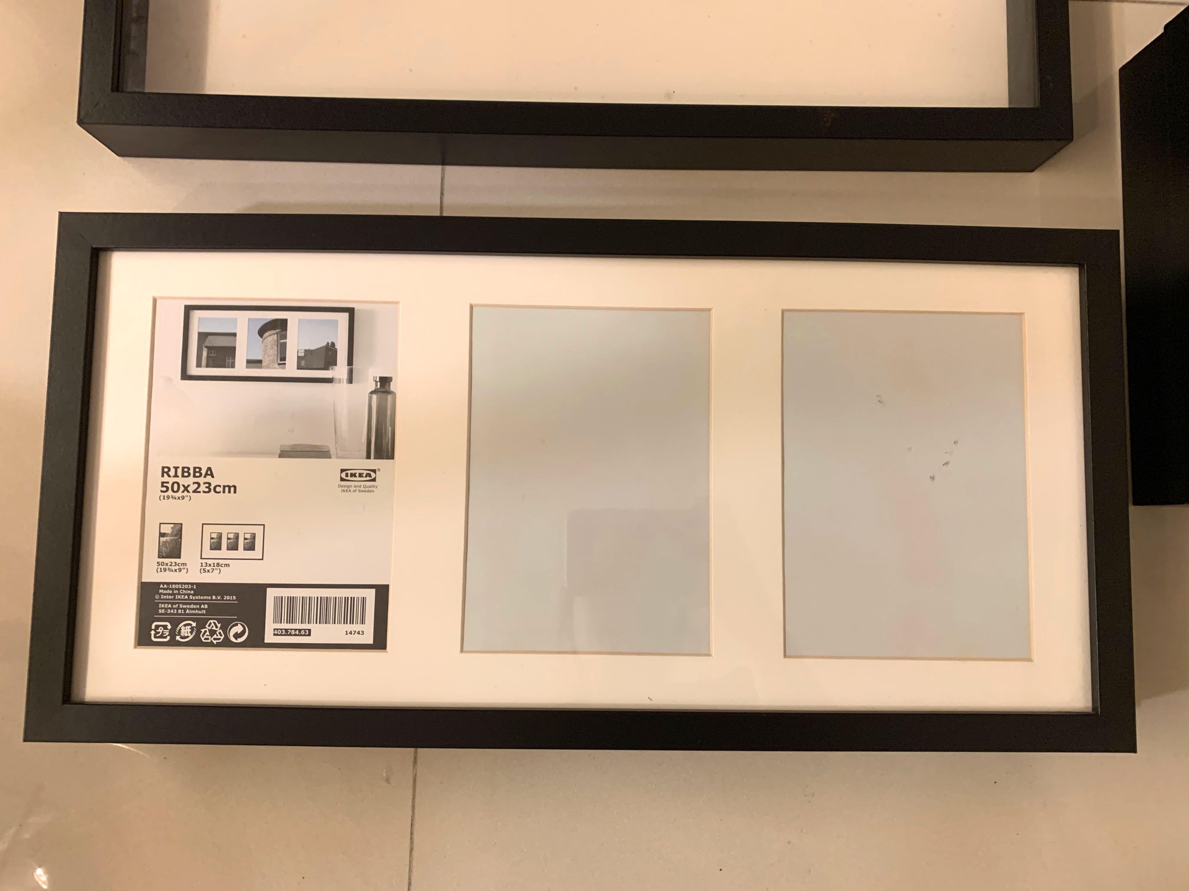 IKEA Ribba Photo Frames (Assorted Sizes), Furniture & Home Living, Home ...
