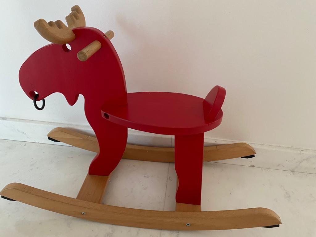 IKEA Rocking Moose, Babies & Kids, Infant Playtime on Carousell