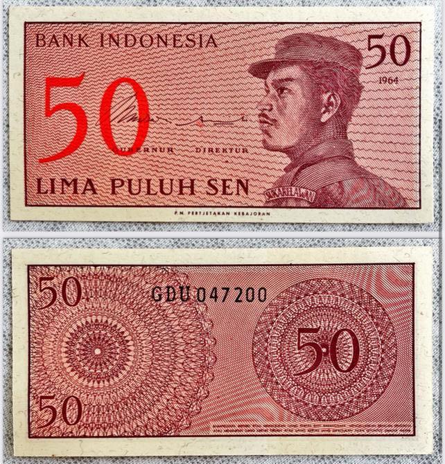 Indonesia 1964 rupiah sen UNC , Hobbies & Toys, Memorabilia ...