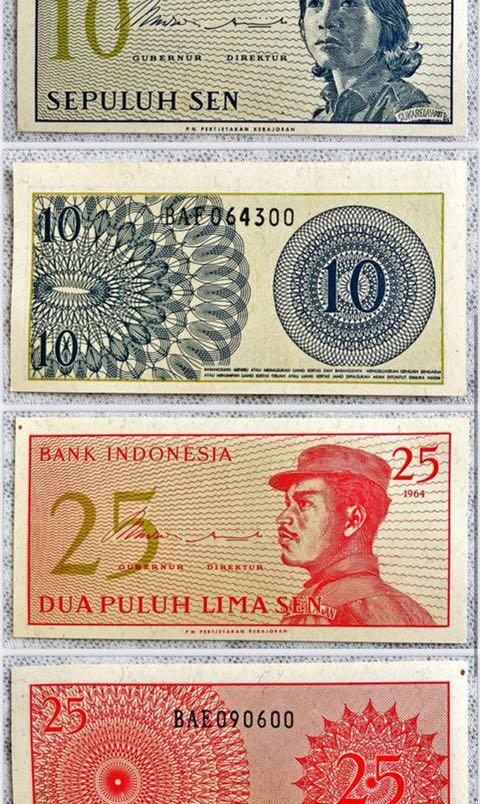 Indonesia 1964 rupiah sen UNC , Hobbies & Toys, Memorabilia ...