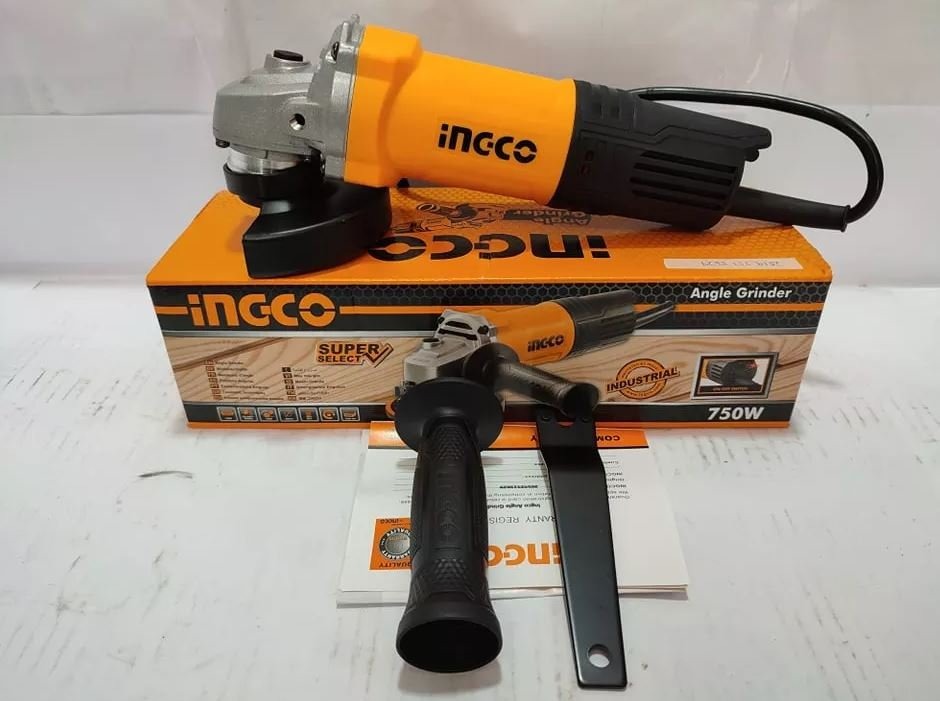 Ingco AG750162 4" Electric Angle Grinder 750W, Commercial & Industrial ...
