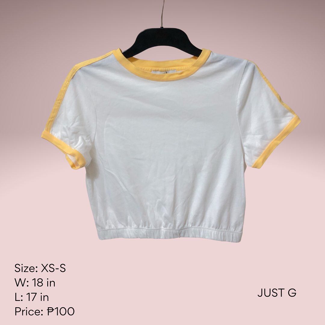 Just G Crop Top, Women's Fashion, Tops, Blouses on Carousell