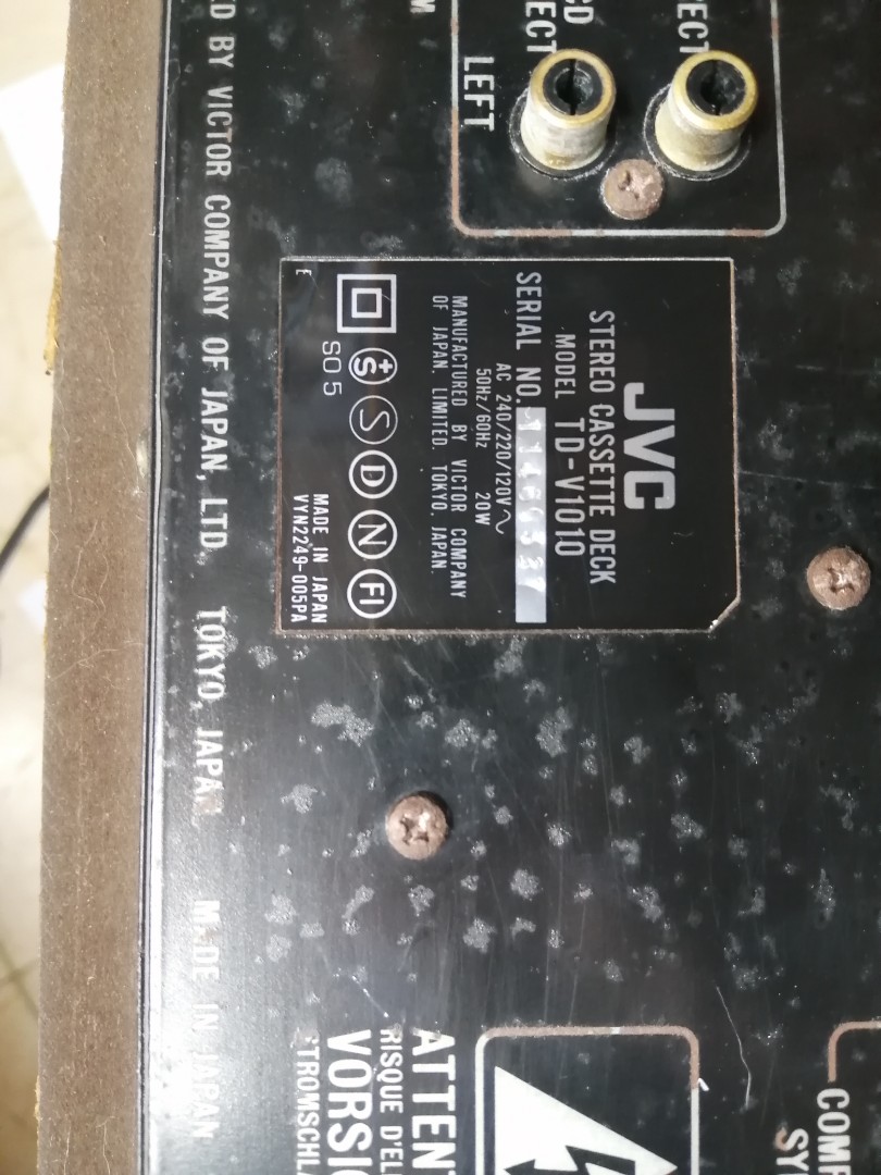 JVC TD-1010, 音響器材, 錄音機 - Carousell