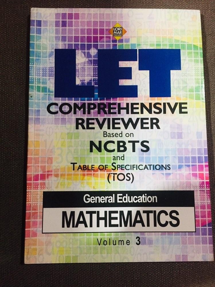 LET REVIEWER (MATHEMATICS), Hobbies & Toys, Books & Magazines ...